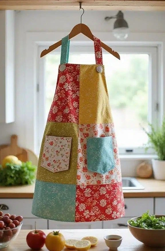 Learn how to make a patchwork apron: a step-by-step guide for beginners ...