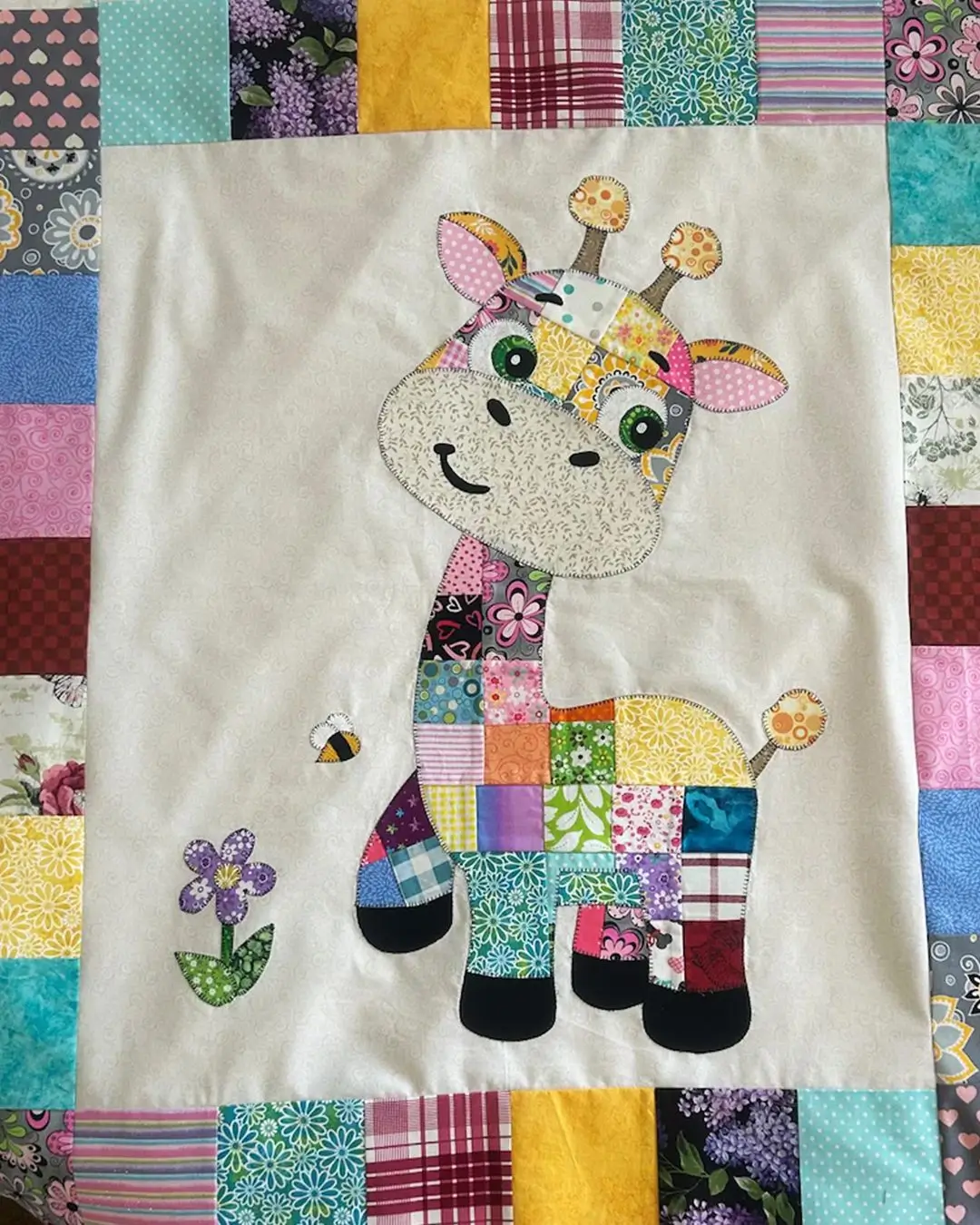 How to Make a Children's Patchwork Quilt Inspired by Fabric Toys ...